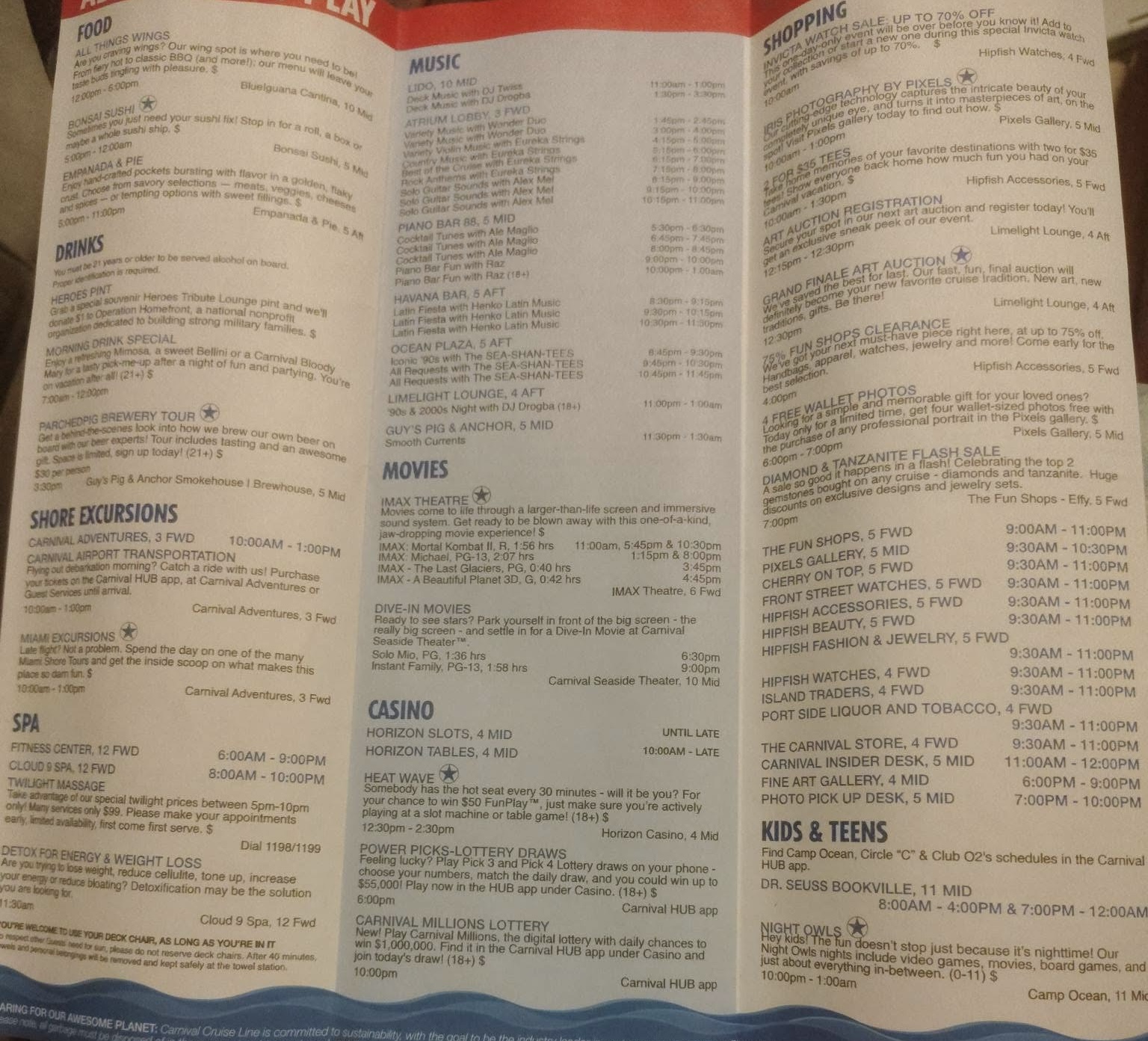 Carnival Horizon May 17, 2026 – Saint Greg's Travels